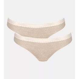 Sloggi Slip 'GO' Damen Gr&ouml;&szlig;e XXS/XS beige / greige