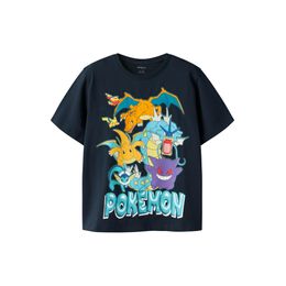 name it T-Shirt 'NKMMajo Pokemon' Jungen Gr&ouml;&szlig;e 116 navy / hellblau / helllila / orange