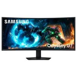 Samsung Curved-Gaming-Monitor "S40FG756EU", Energieeffizienz: G (A-G), schwarz, B:92,86cm H:42,28cm T:19,61cm, Monitore