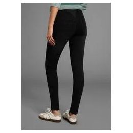 Jeansjeggings Arizona, Damen, Gr. 46, N-Gr, schwarz (schwarz washed), Denim/Jeans, Obermaterial: 98% Baumwolle, 2% Elasthan, unifarben, skinny fit lang, Jeans