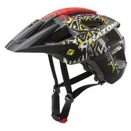 Mountainbikehelm Cratoni "MTB-Fahrradhelm AllSet" Gr. 54, rot (wild, rot matt), Helme, 54/58 Kopfumfang: 54cm - 58cm, Reflektoren