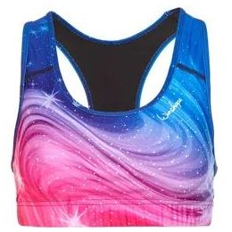 Sport-Bustier WINSHAPE "SB101-Stardust", Damen, Gr. M, Normalgr&ouml;&szlig;en, bunt (stardust), 80% Polyester, 20% Elasthan, BHs BH Sport Bustiers, Functional