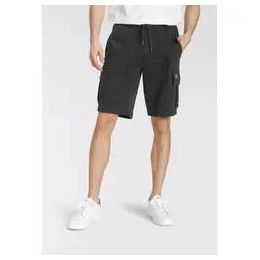 Sweatbermudas Kangaroos "Cargo Bermudas", Herren, Gr. XL (56/58), N-Gr, grau (anthrazit), Obermaterial: 80% Baumwolle, 20% Polyester, Hosen