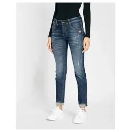 Relax-fit-Jeans Gang "Gang Jeans Relaxed Fit 94GERDA", Damen, Gr. 25, denim blau, Denim/Jeans, 90% Baumwolle, 2% Elasthan, 8% Polyester, Jeans