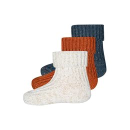 Ewers Socken M&auml;dchen Gr&ouml;&szlig;e 19/22 navy / hummer / wei&szlig;meliert