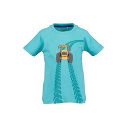 Blue Seven T-Shirt Jungen Gr&ouml;&szlig;e 110 azur / curry / dunkelgrau / schwarz