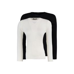 Trendyol Pullover Damen Gr&ouml;&szlig;e XS schwarz / wei&szlig;