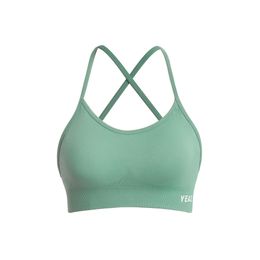YEAZ Sporttop 'Vice' Damen Gr&ouml;&szlig;e XL hellgr&uuml;n / wei&szlig;