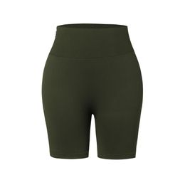 YEAZ Sportshorts 'Blaze' Damen Gr&ouml;&szlig;e L tanne / wei&szlig;