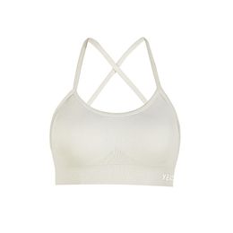 YEAZ Sporttop 'Vice' Damen Gr&ouml;&szlig;e S creme / wei&szlig;