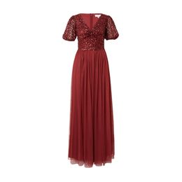 MAYA DELUXE Kleid Damen Gr&ouml;&szlig;e 38 dunkelrot Winterkleid