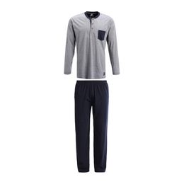 Ceceba Pyjama Herren Gr&ouml;&szlig;e M marine / navy / offwhite