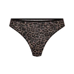 Hunkem&ouml;ller Hunkem&ouml;ller String 'Tara' Damen Gr&ouml;&szlig;e XL braun / schwarz