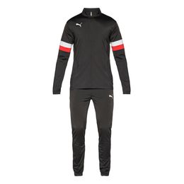 Puma Trainingsanzug Herren Gr&ouml;&szlig;e L rot / schwarz / wei&szlig;