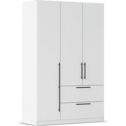 Kleiderschrank Rauch, B:136cm H:229cm T:54cm, wei&szlig;, Holzwerkstoff, Kinderzimmer, Schr&auml;nke, "Dreht&uuml;renschrank Schrank Garderobe W&auml;scheschrank