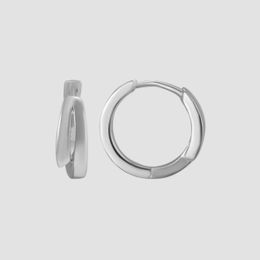 Adelia&acute;s ADELIA ́S Damen Klappcreolen "Damen Ohrringe &ndash; Klappcreole aus 925 Silber"silber, Silber 925 (Sterlingsilber), Ohrringe, Ideal zum Verschenken &ndash;