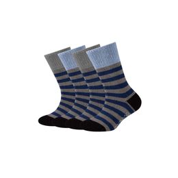 Camano Damen Socken "Socken 4er Pack", Gr. 23, grau, 45% Viskose 35% Polyester 17% Polyamid 3% Elasthan, Socken