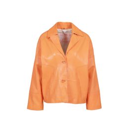 Freaky Nation Damen Lederjacke "Summerly-FN"apricot, Gr. M, Oberstoff: 100% Leder; Futter: 100% Baumwolle, Jacken