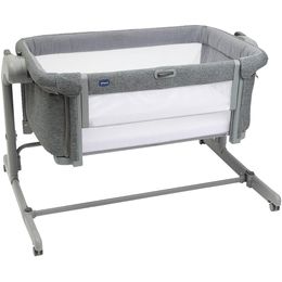 Chicco Baby Beistellbett "Next2Me Magic Evo Dark Grey", grau, Polyester, Babybetten, mit Schaukelmodus; inklusive Transporttasche