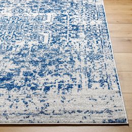 Teppich LIVABLISS, H:11mm &Oslash;:160cm, blau, Kunstfaser, Wohnzimmer, Teppiche, "SYRACUSA", 160cm