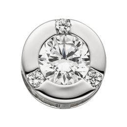 Jobo Damen Kettenanh&auml;nger "Anh&auml;nger mit 4 Zirkonia", Silber 925 (Sterlingsilber), silber, Silber 925 (Sterlingsilber), Schmuckanh&auml;nger, 925 Silber