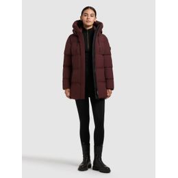 Khujo Damen Steppjacke "DROWN MATT"moscato rot, Gr. S, unifarben, 100% Polyester, Jacken