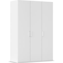 Dreht&uuml;renschrank Rauch, B:151cm H:223cm T:60cm, wei&szlig;, Holzwerkstoff, Schr&auml;nke, "Kleiderschrank Schrank Garderobe Schlafzimmerschrank EVELYN", in