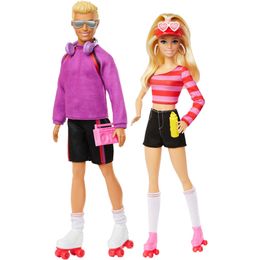 Barbie Kinder Anziehpuppe "Fashionistas 65-j&auml;hriges Jubli&auml;um, Thema Rollschuhe", bunt, Kunststoff, Stoff, Puppen