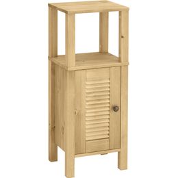 Unterschrank OTTO HOME, B:34cm H:86cm T:30cm, beige, Massivholz, Badezimmer, Schr&auml;nke, "Ayanna", aus Massivholz, FSC, Lamellenfront, Breite 34 cm