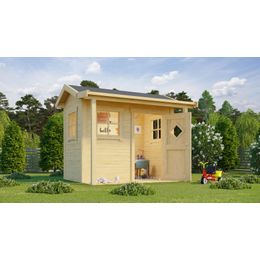 Spielhaus Nordic Holz, B:200cm H:188,1cm T:120cm, beige, Holz, Garten, Spielh&auml;user, "PINGO", BxTxH: 200x120x188 cm