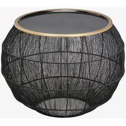 Beistelltisch, H:41cm, schwarz, Mirrors and More, Wohnzimmer, Tische, "Mika"