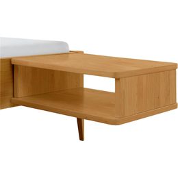 Nachtkonsole Hasena, B:48cm H:16cm T:38cm, braun, Massivholz, Sideboards, "Seva"