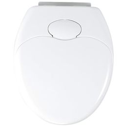 Kinder-WC-Sitz Wenko, B:35,5cm L:38cm, wei&szlig;, Thermoplast, WC-Sitze, "Family", Mit Absenkautomatik