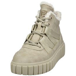 Bagatt Damen Sneaker "Bagatt Sneaker Veloursleder", Gr. 41, beige, Veloursleder, Schuhe