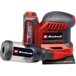 Einhell Akku-Schwingschleifer "Faustschleifer TE-OS 18/113 Li - Solo", B:14,8cm H:15,1cm L:13,8cm, rot, Schleifmaschinen, ohne Akku und Ladeger&auml;t
