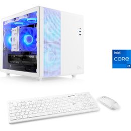 CSL PC "Cube V24176", Microsoft Windows 11 Home (64 Bit), 32 GB RAM 1.000 GB SSD, wei&szlig;, B&uuml;ro, Desktop-PCs