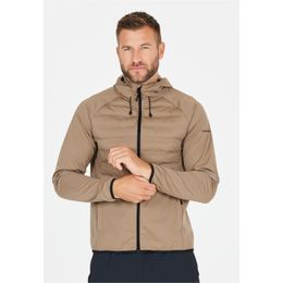 Endurance Herren Laufjacke "Sander", braun, Gr. S, mehrfarbig, 100% Polyester, Jacken, mit innovativem Primaloft-Futter