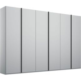 Dreht&uuml;renschrank Rauch, B:301cm H:235cm T:63cm, grau, Holzwerkstoff, Schr&auml;nke, "Kleiderschrank Schrank Garderobe W&auml;scheschrank SKAT MERIDIAN", mit