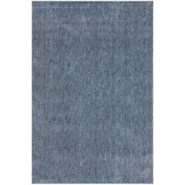 Teppich FLAIR RUGS, B:200cm H:7mm L:290cm, blau, Kunstfaser, Wohnzimmer, Teppiche, "Marly"