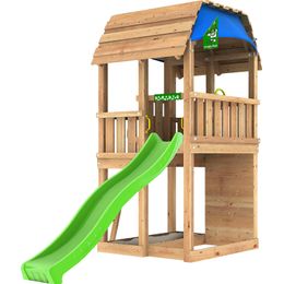 Jungle Gym Kinder Spielturm "Jungle Barn", bunt, Holzwerkstoff, B:423cm H:320cm T:497cm, Spielt&uuml;rme, BxTxH: 423x497x320 cm