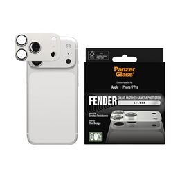 CARE BY PANZERGLASS Kameraschutzglas "Fender Color-Matched Camera Protector", silber, B:11cm H:0,5cm T:13mm, Displayfolien, Kameraschutz, Schutzfolie, Linsenschutz, kratz- & sto&szlig;fest
