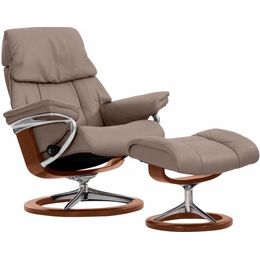 Relaxsessel stressless, B:88cm H:101cm T:78cm, braun, Leder BATICK: durchgef&auml;rbtes und genarbtes M&ouml;belleder;Leder PALOMA: durchgef&auml;rbtes