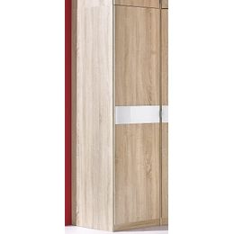 Kleiderschrank Priess, B:48cm H:193cm T:54cm, braun, Holzwerkstoff, Schlafzimmer, Schr&auml;nke, "Dreht&uuml;renschrank Kleiderschrank Schrank