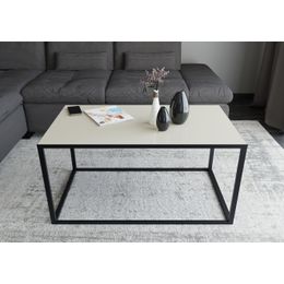 Couchtisch, B:100cm H:45cm T:60cmgraphit schwarz, glas kaschmir glanz, graphit schwarz, glas kaschmir glanz, SET ONE BY Musterring, Wohnzimmer,