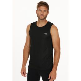 ELITE LAB Damen Tanktop "Astio Elite", schwarz, Gr. XXL, unifarben, 100% Polyester, Tops, mit reflektierendem Print