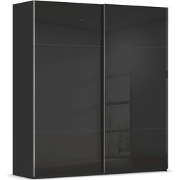 Schwebet&uuml;renschrank Rauch, B:201cm H:223cm T:68cm, schwarz, Holzwerkstoff, Schr&auml;nke, "Kleiderschrank Schrank Garderobe Schlafzimmerschrank CONTIDO",
