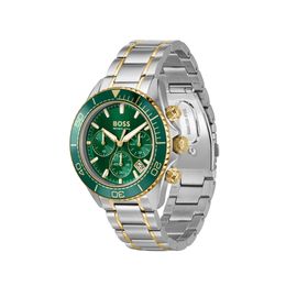 BOSS Herren Chronograph "SEALINER"silberfarben, goldfarben, Armbanduhren, Quarzuhr, Armbanduhr, Herrenuhr, Edelstahlarmband, analog, Tag