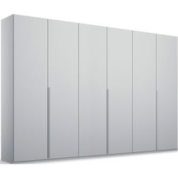 Dreht&uuml;renschrank Rauch, B:301cm H:223cm T:60cm, grau, Holzwerkstoff, Schr&auml;nke, "Kleiderschrank Schrank Garderobe W&auml;scheschrank PURISMA", schlichte