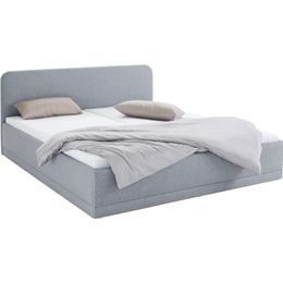 Polsterbett, B:170cm L:210cm, grau, Westfalia Schlafkomfort, Bezug Bett: wahlweise Microfaser (100% Polyester), Strukturstoff (77% Polyester, 23%