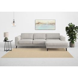 Ecksofa Trendmanufaktur, B:280cm H:85cm T:167cm, beige, 88% Polyester, 12% Nylon, Wohnzimmer, Sofas, "Lumber Jack, elegantes Designsofa, zeitlos